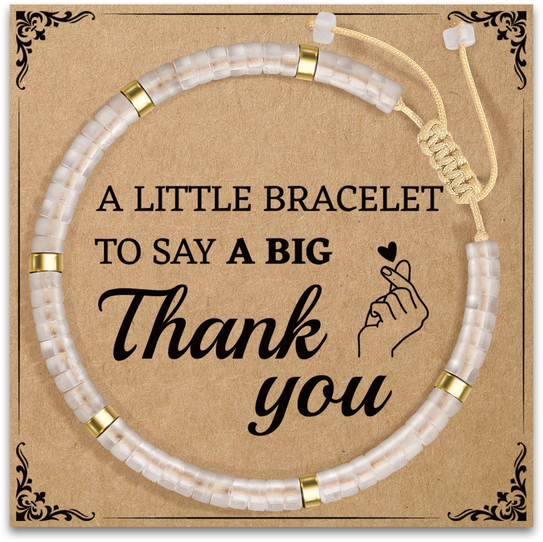 Thank You Gift for Women, Crystal Bracelet Appreciation Gifts for Mom ...