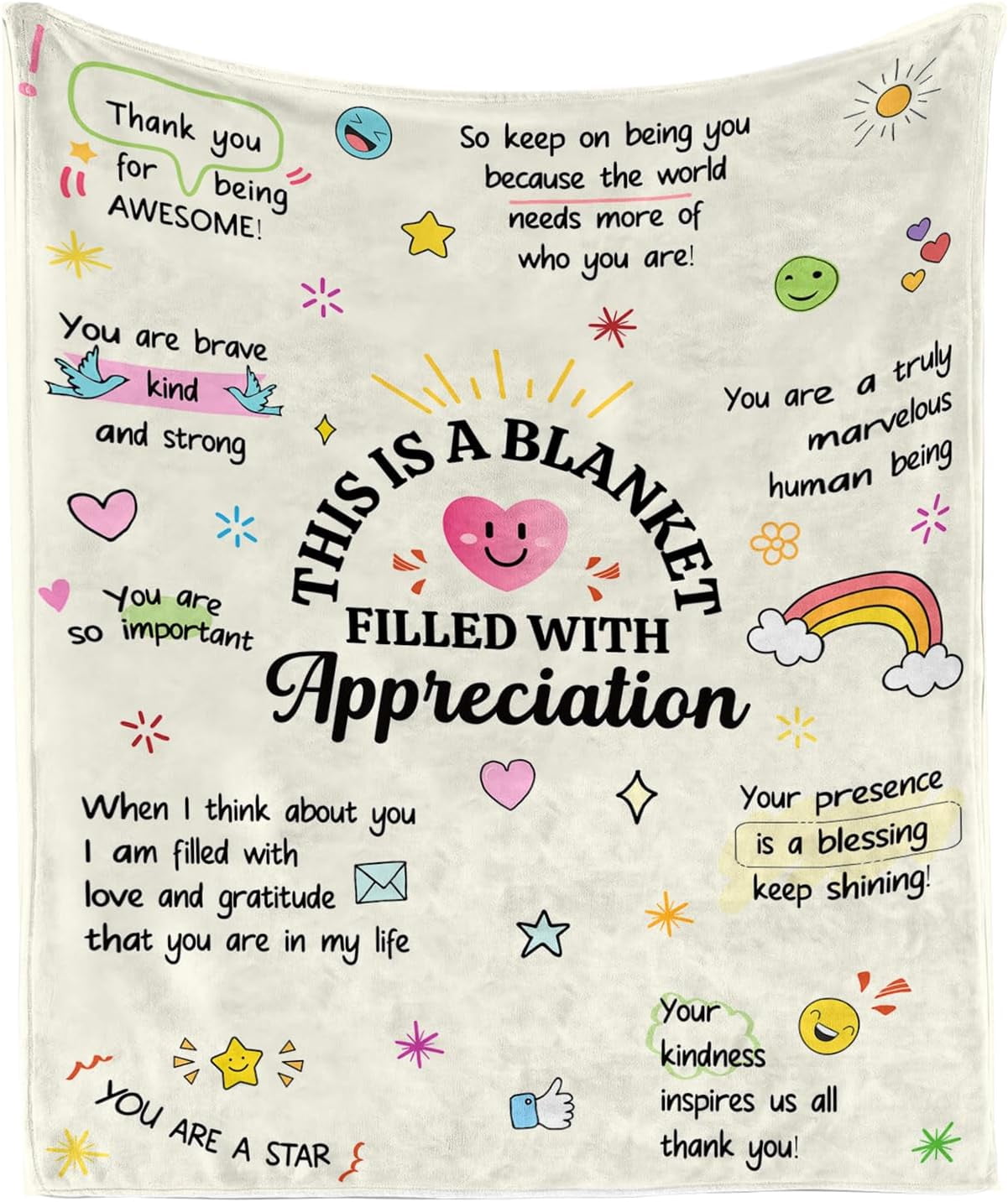 Thank You Gifts Blanket for Women, Appreciation Blanket for Women-Soft ...