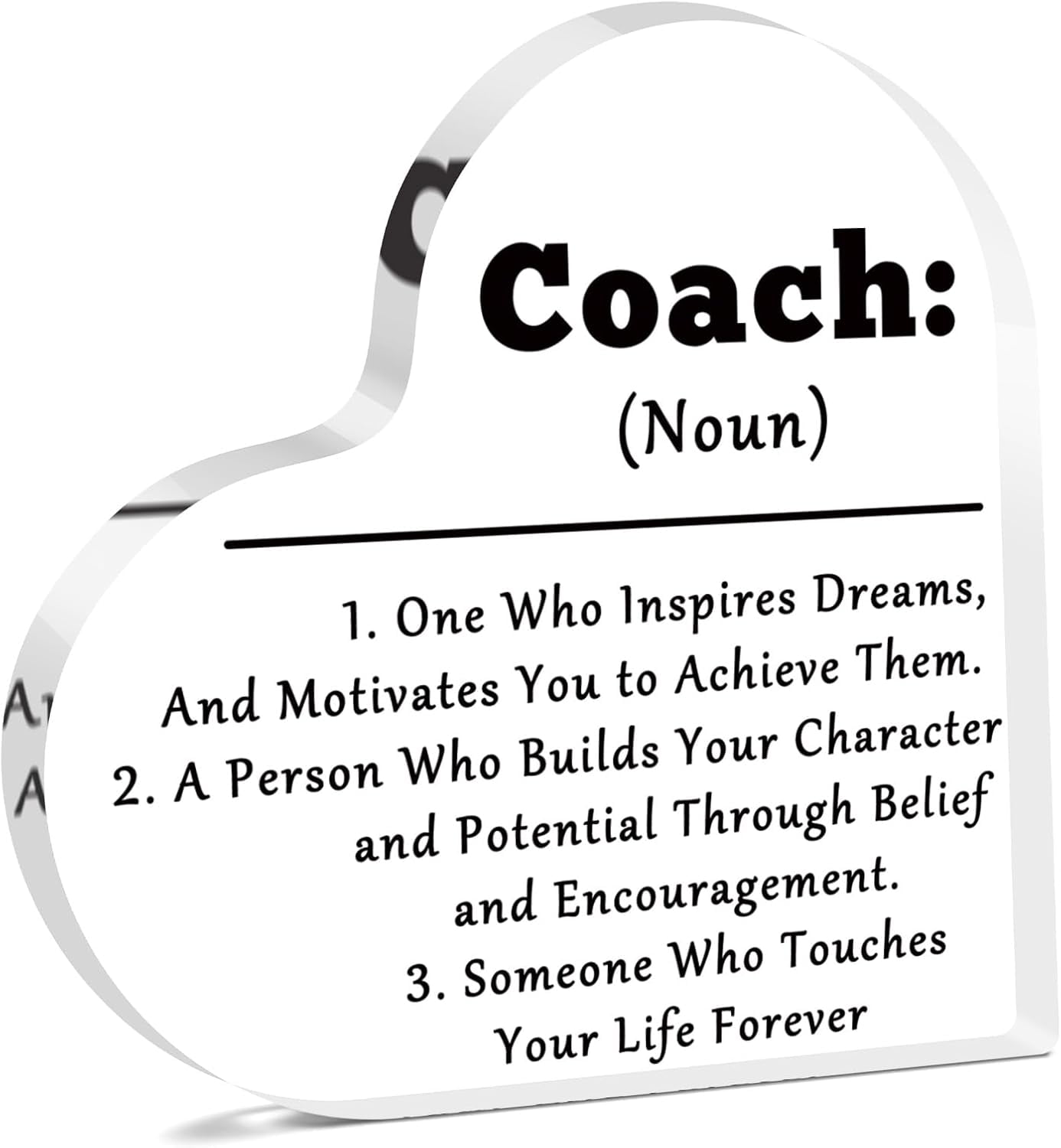 Thank You Gifts for Coach Men Women Acrylic Plaque Inspirational Gift ...