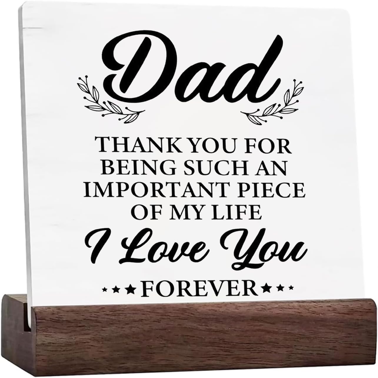 Thank You Gifts for Dad Fathers Day Sign,Daddy Gifts for Birthday ...