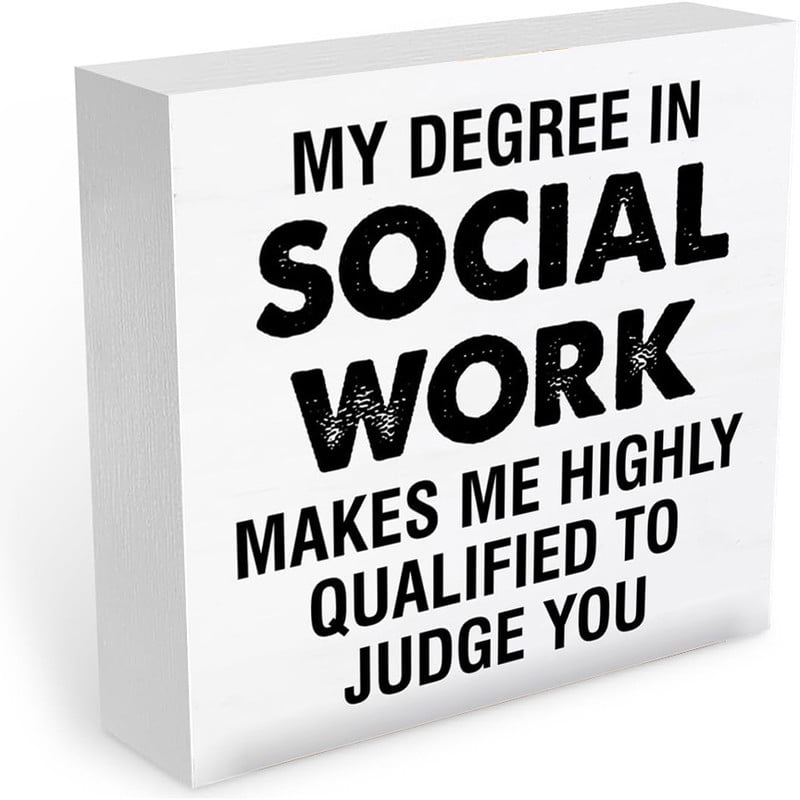 Thank You Gifts for Social Worker, Social Worker Signs for Office ...