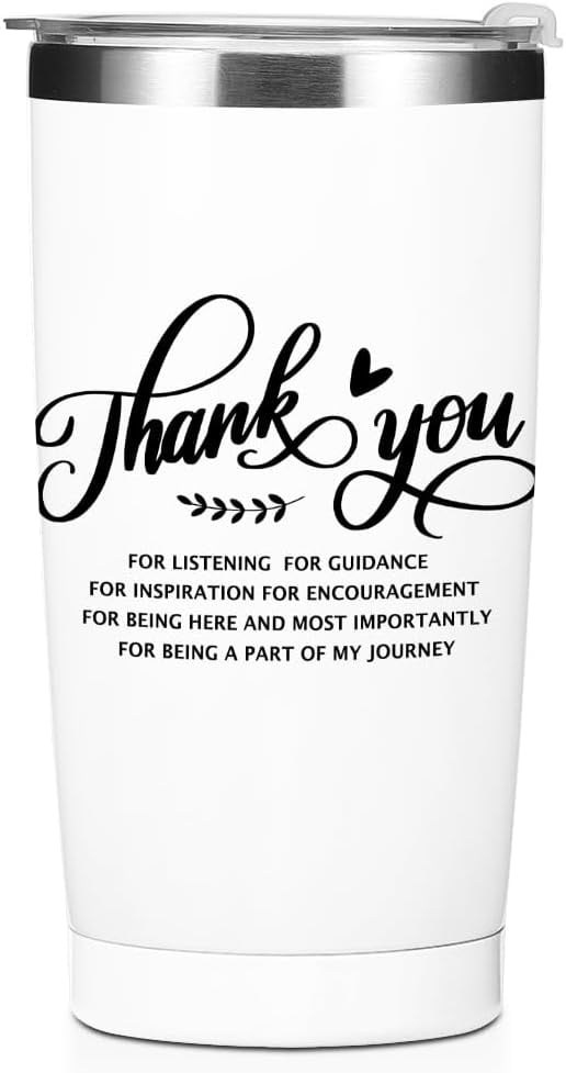 Thank You Gifts Water Bottle 20 Oz Tumbler Appreciation Gifts ...