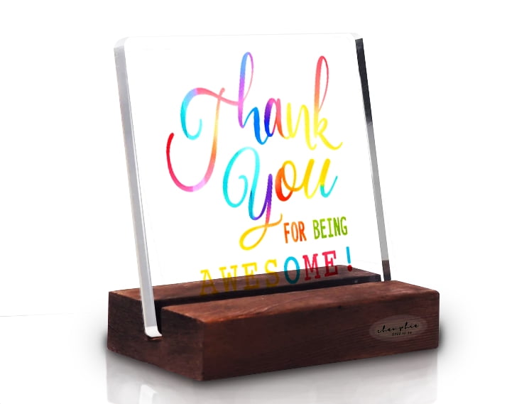 Thank You Gifts for Women, Employee Appreciation Gifts, Acrylic Desk ...