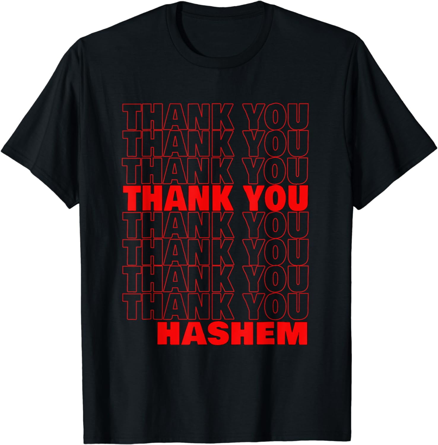 Thank You Hashem, Bag Style, TYH T-Shirt - Walmart.com