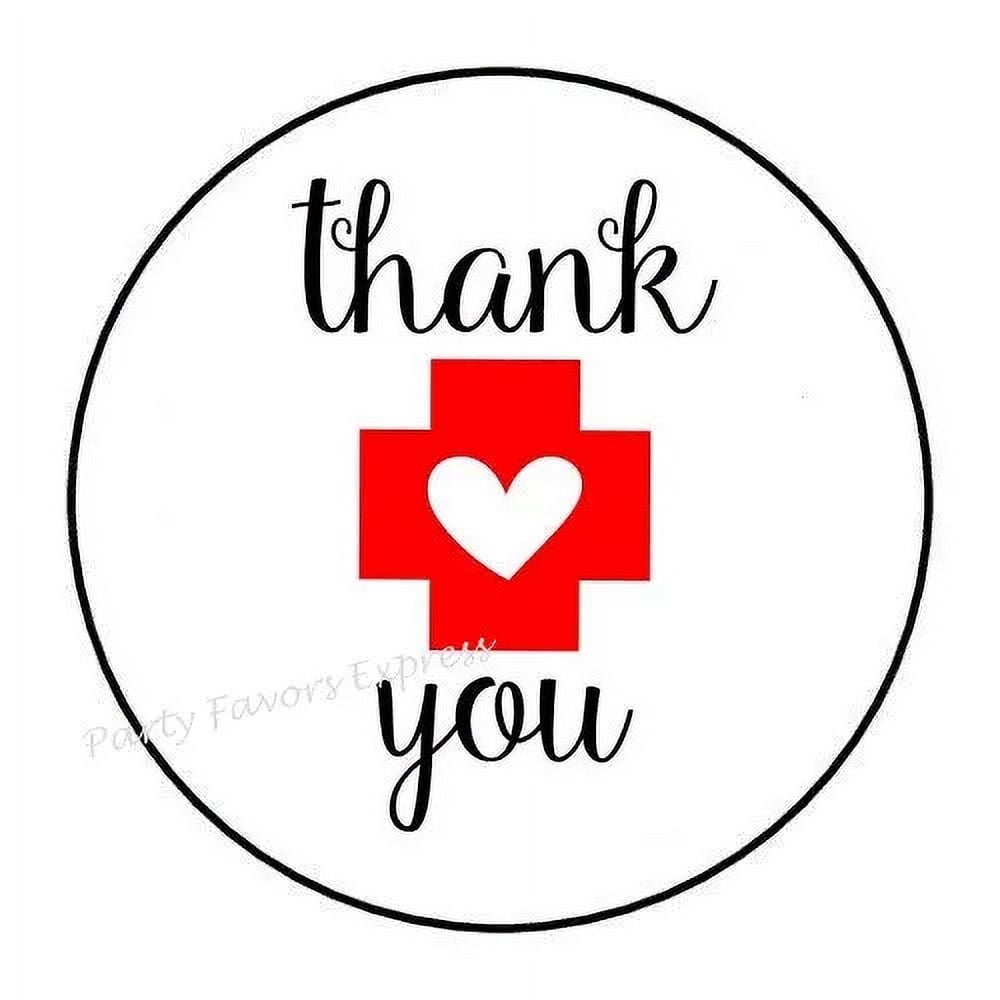 Thank You Health Care Workers Stickers Phone Decal Water Bottle ...