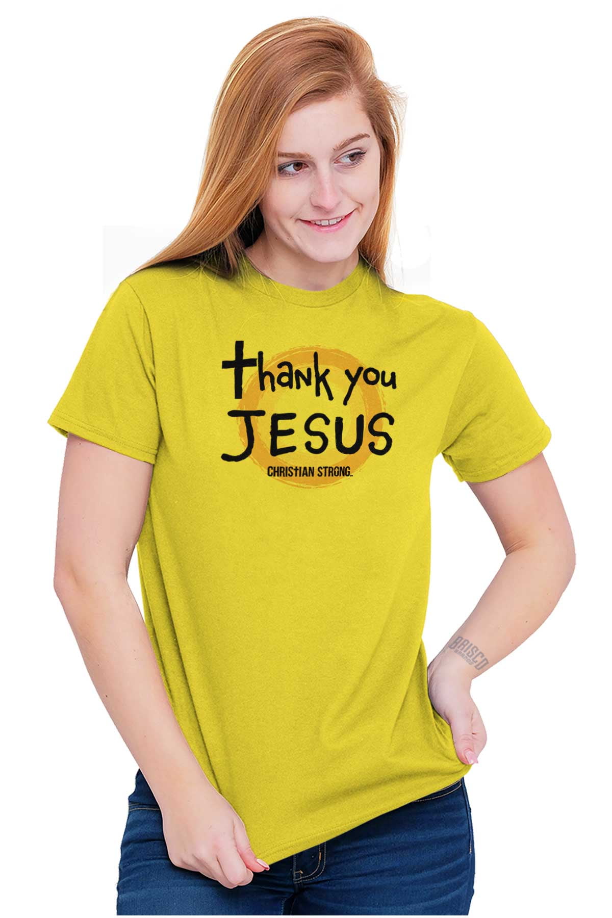 Thank You Jesus Sunny Christian Men's Graphic T Shirt Tees Brisco Brands M - Walmart.com