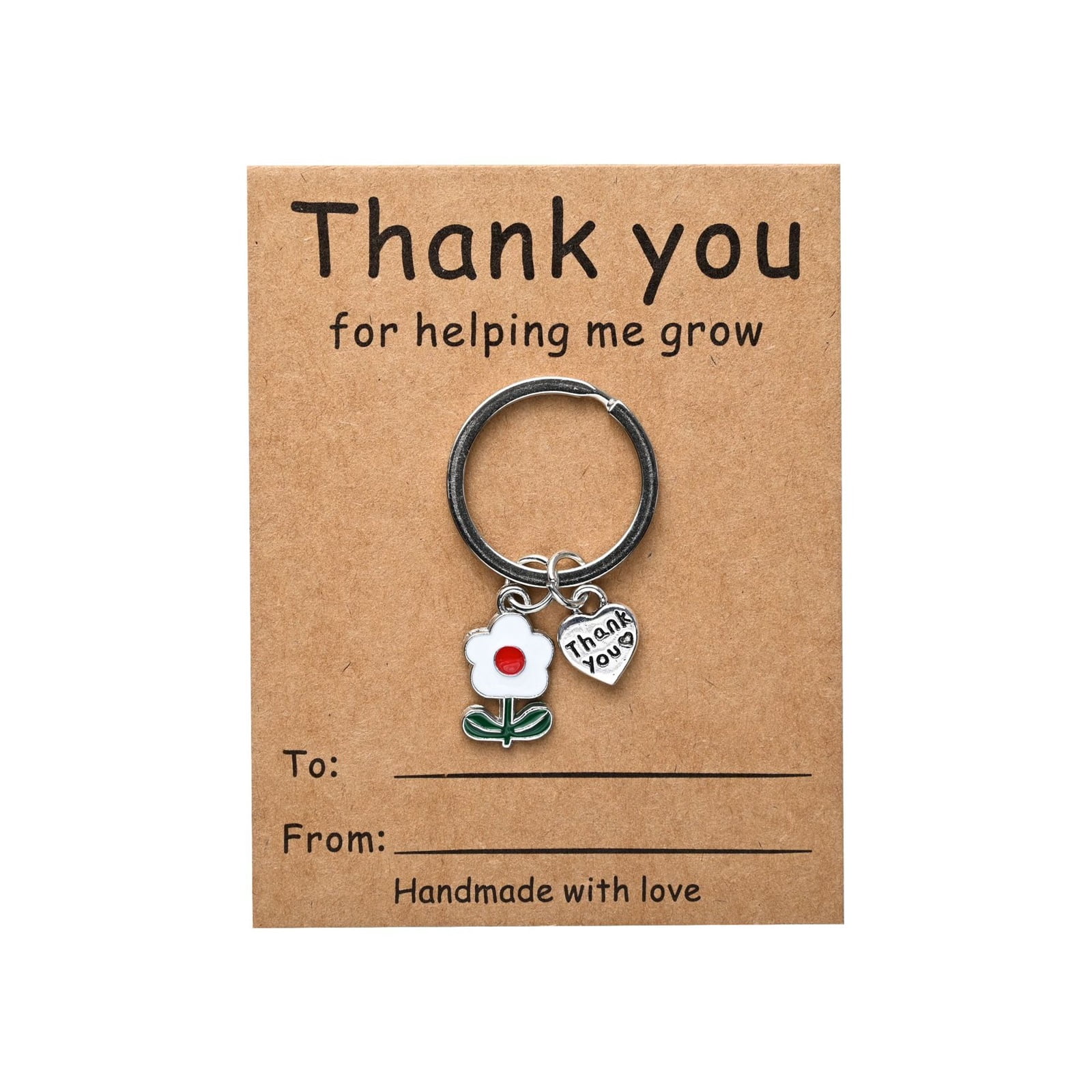 Thank You Keychains, Appreciation Teacher Keychain, Teachers' Day Gifts ...