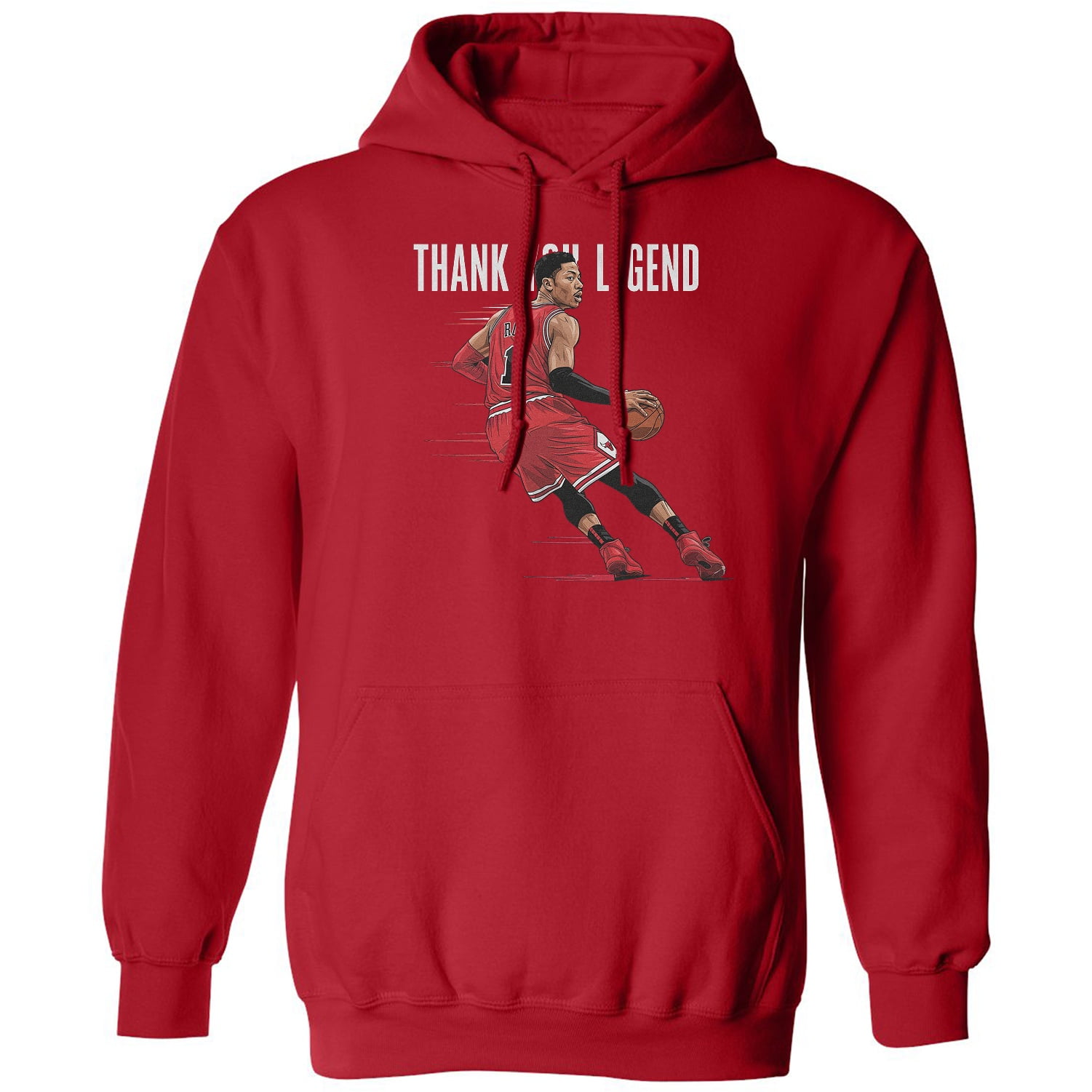 Thank You Legend Rose 1 - Chicago Fans Tribute Unisex Hooded Sweatshirt ...