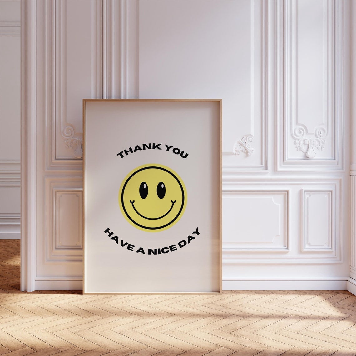 Thank You Have A Nice Day Print, Now Leave Print Trendy Wall Art Print ...