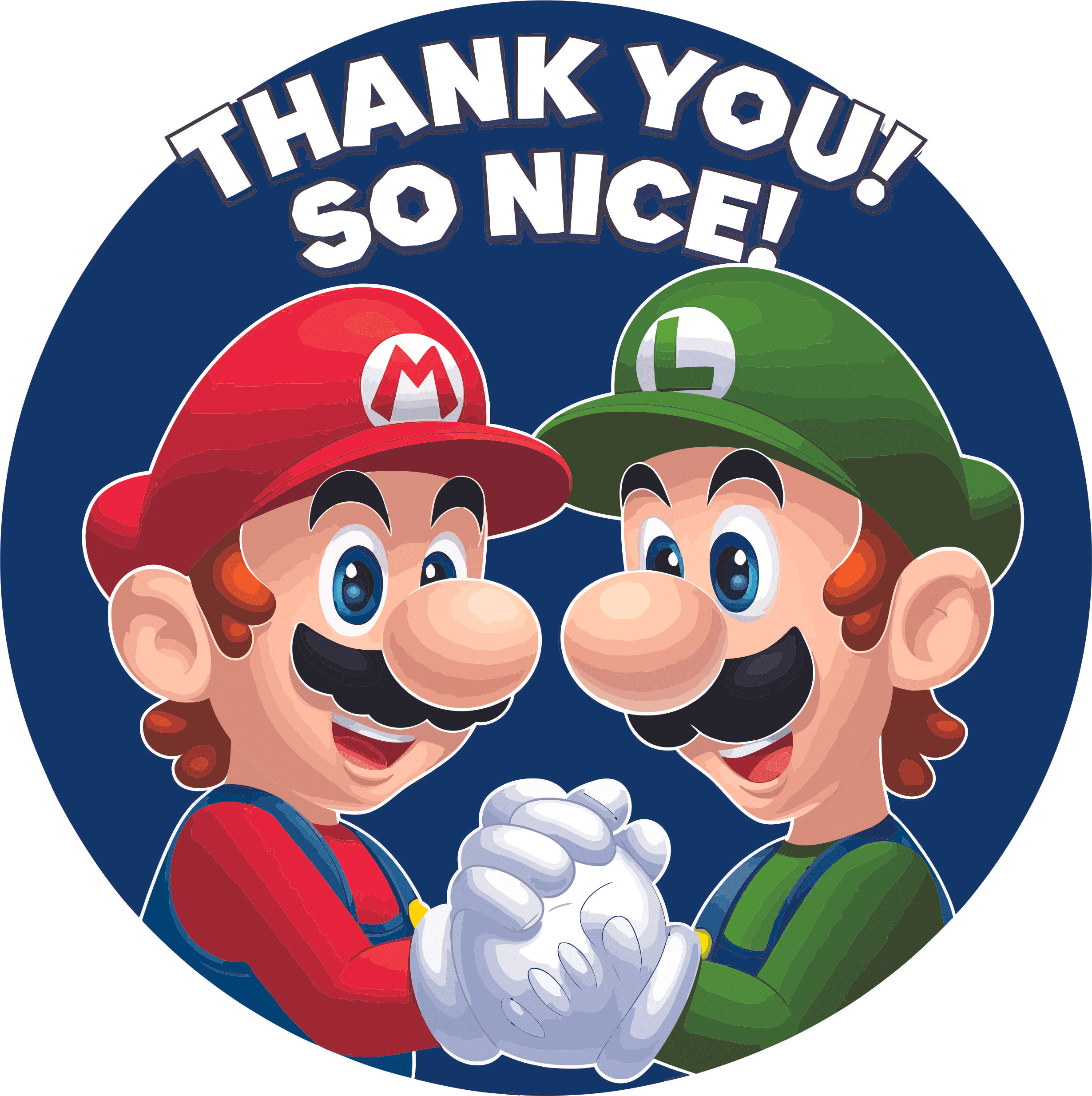 Thank You So Nice Super Plumber Brothers Retro Videogame Characters ...
