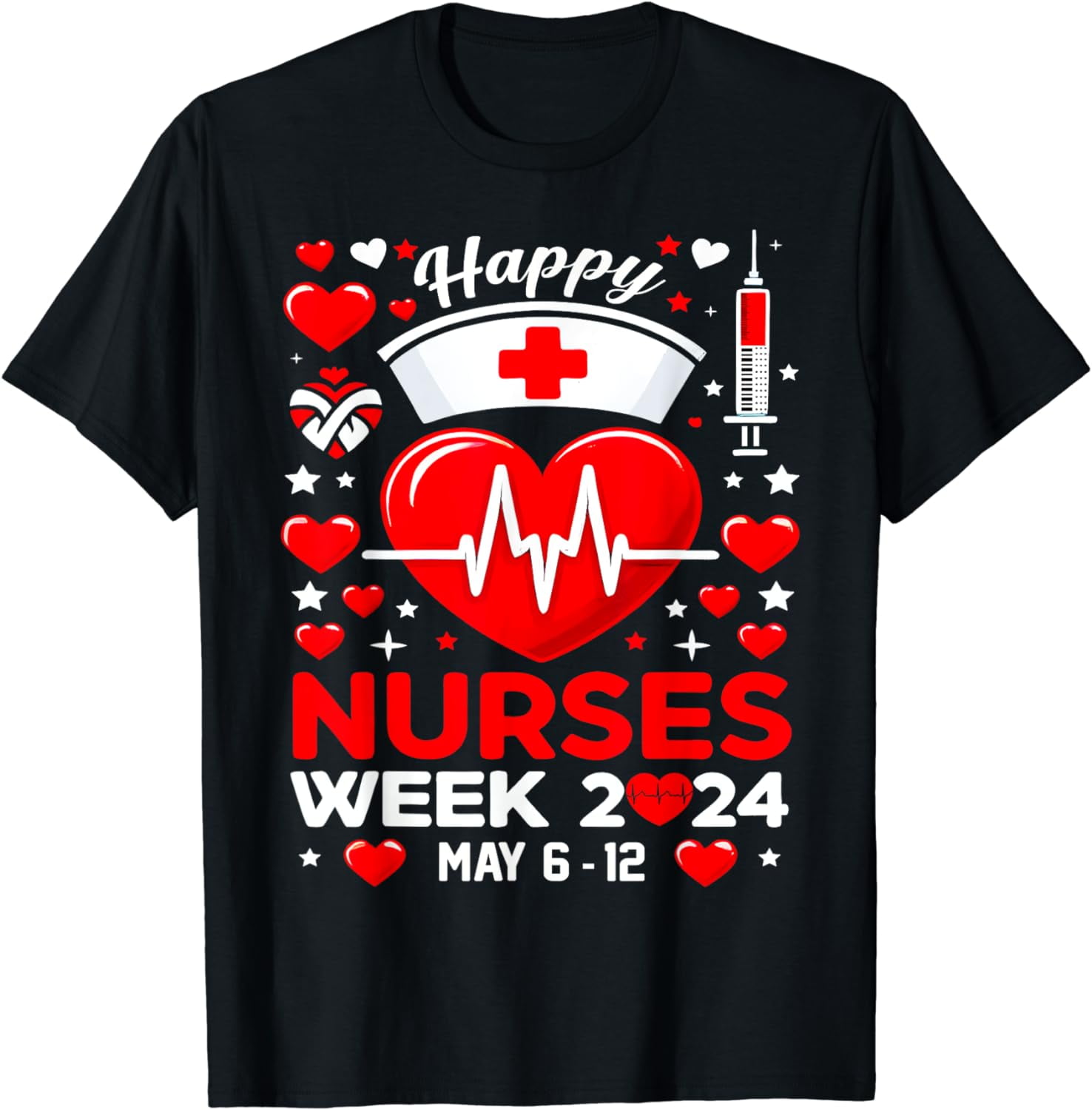 Thank You Nurse Appreciation Week Happy Nurses Week Day 2024 Cotton T ...
