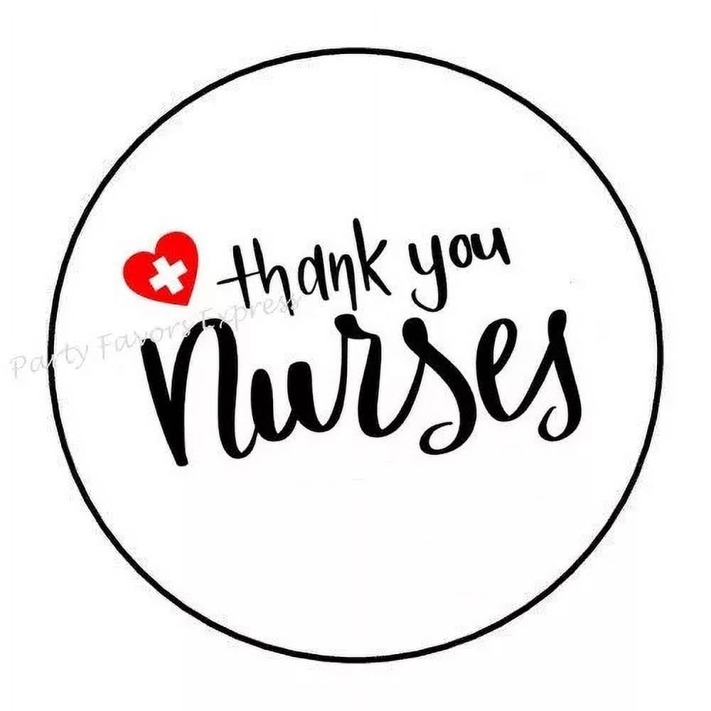 Thank You Nurses Week Stickers Party Favors Phone Decal Water Bottle ...