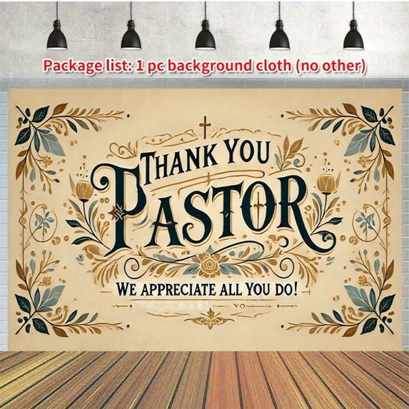 Thank You Pastor Backdrop We Appreciate All You Do Photography ...