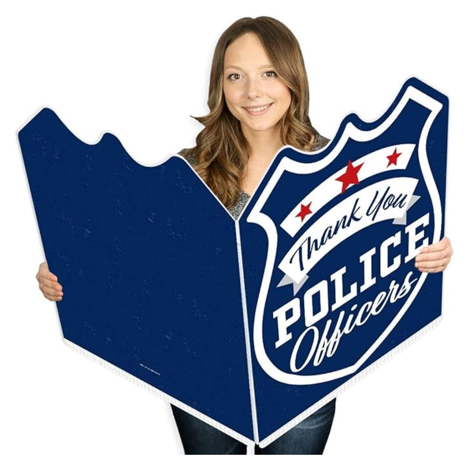 Thank You Police Officers - First Responders Appreciation Giant ...