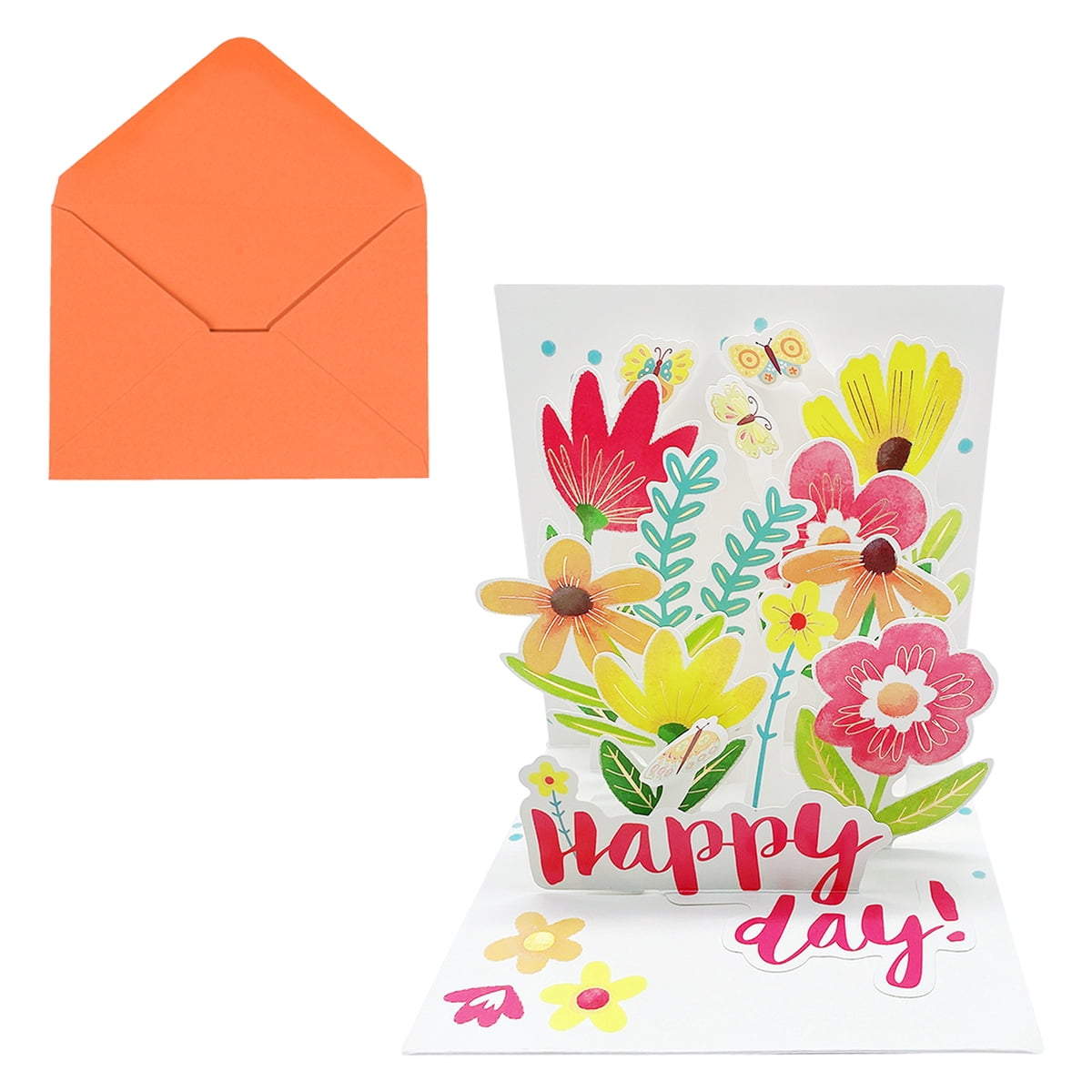 Thank You Pop Up Card, Teacher Appreciation Card, Mothers Day Bouquet ...