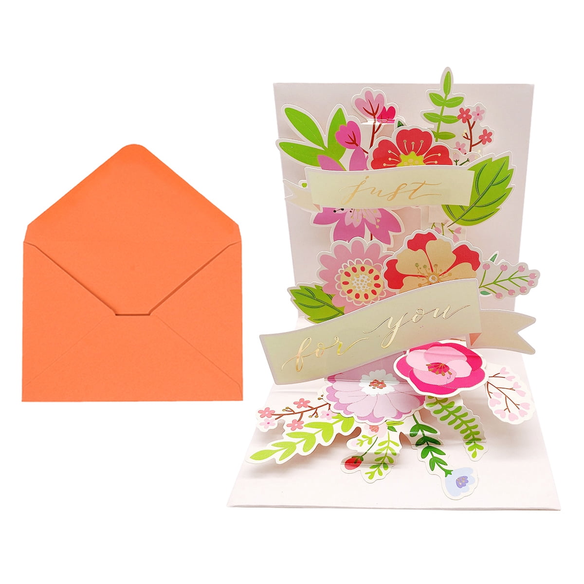 Thank You Pop Up Card, Teacher Appreciation Card, Mothers Day Bouquet ...