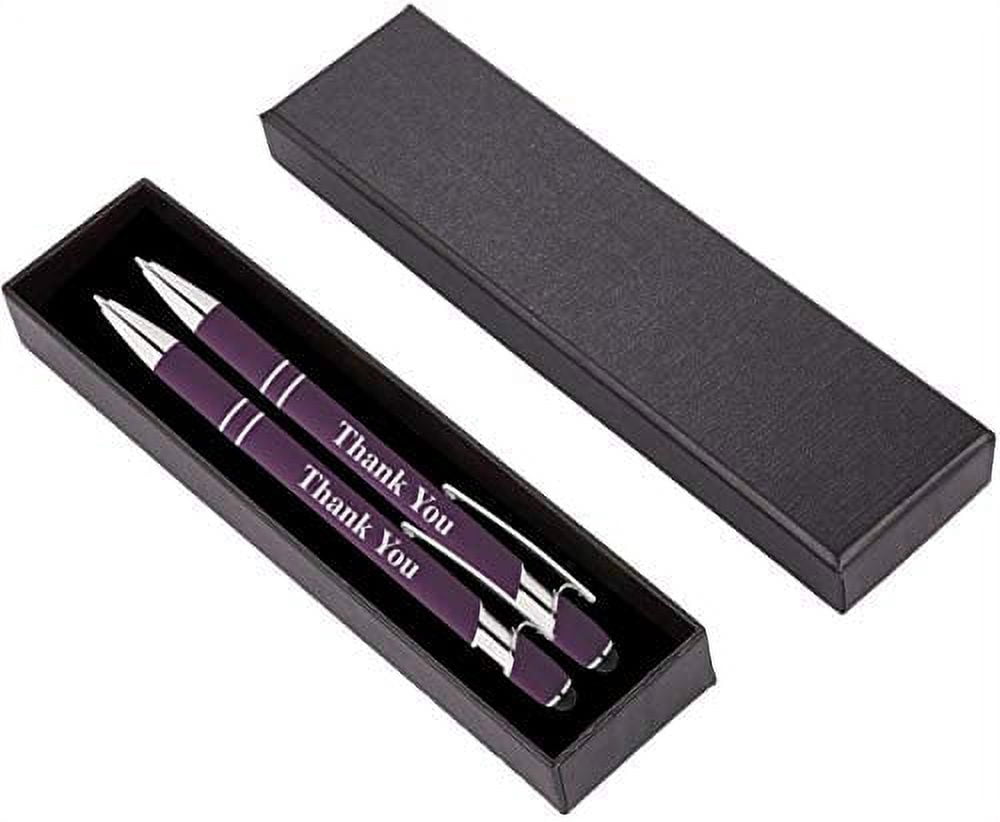 "Thank You" Premium Gift Stylus Pens Gift Set - 2 Pack of Soft Touch ...