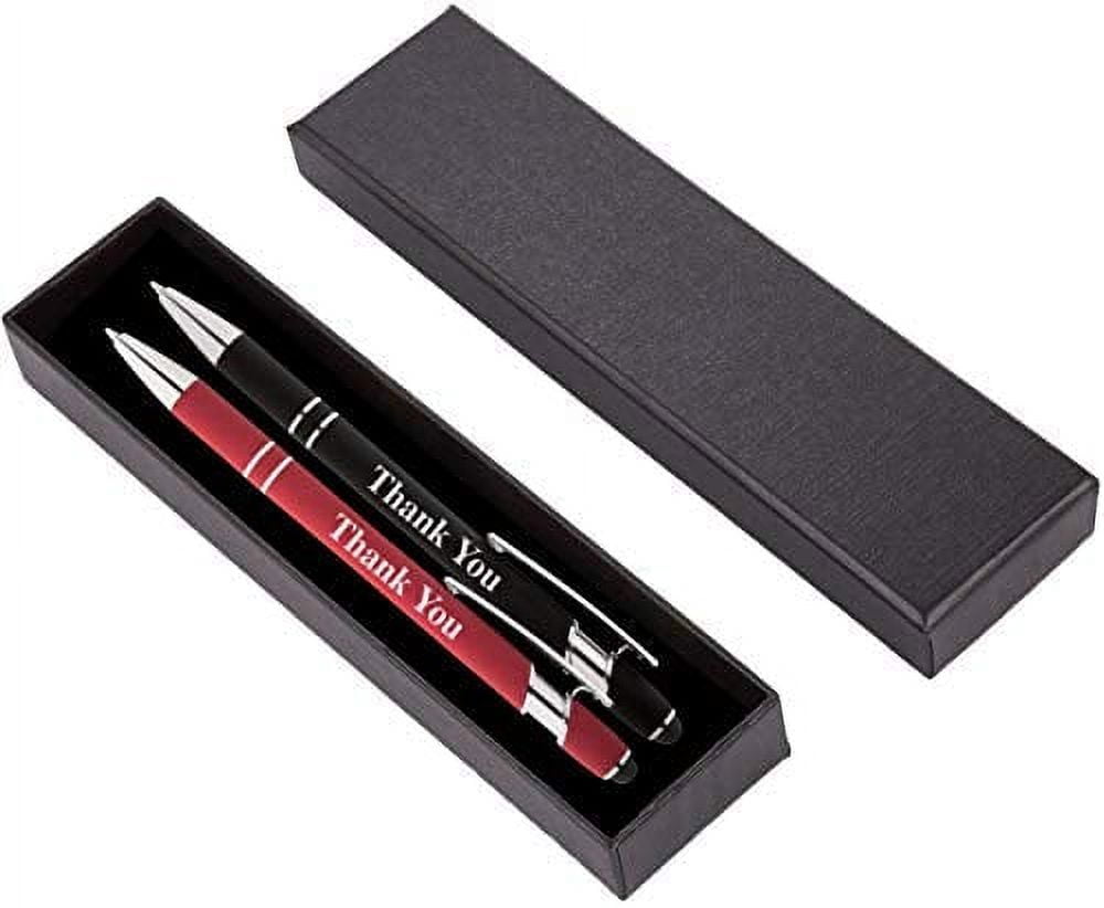 "Thank You" Premium Gift Stylus Pens Gift Set - 2 Pack of Soft Touch ...