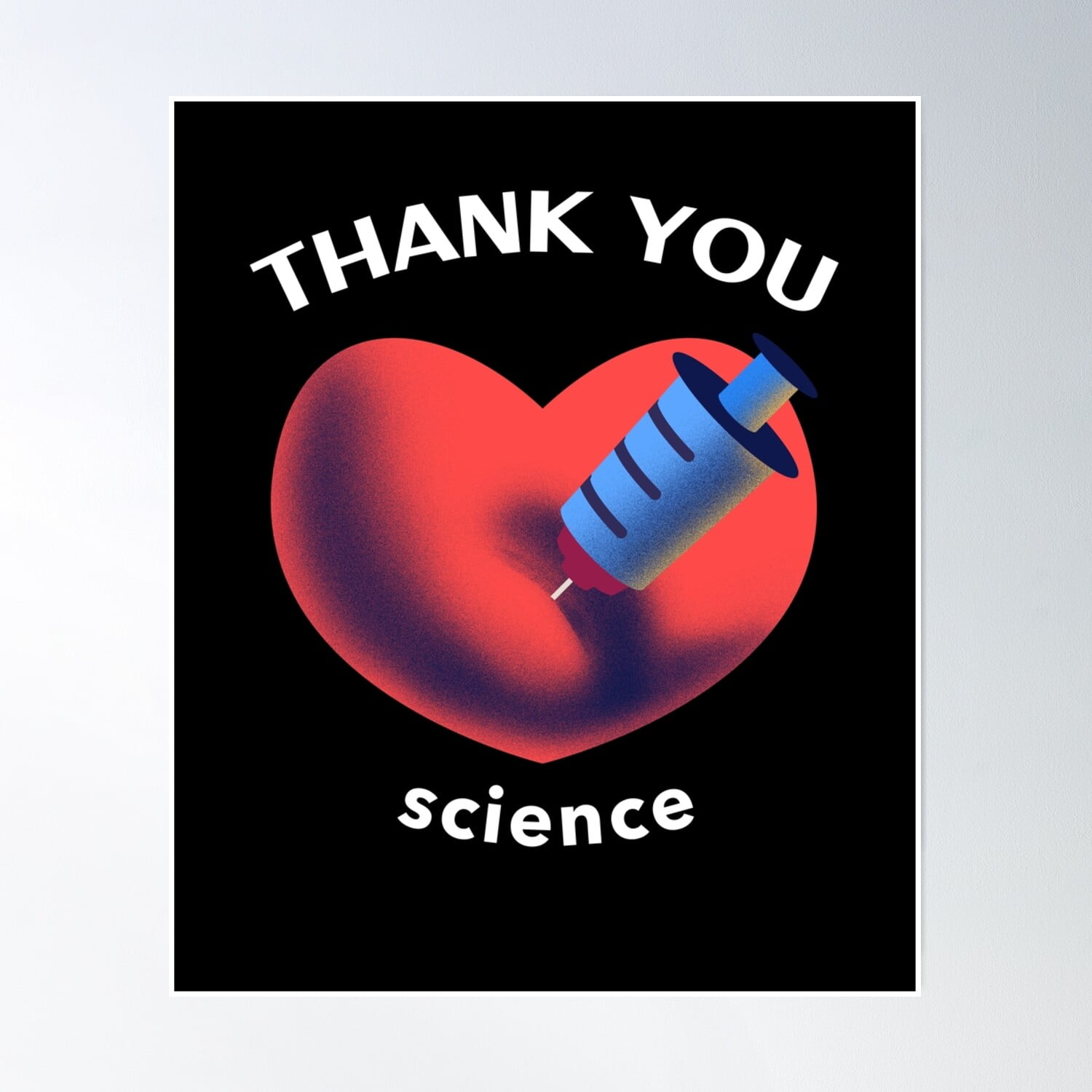 Thank You Science I Love Science Poster Wall Art, Modern Wall Decor ...