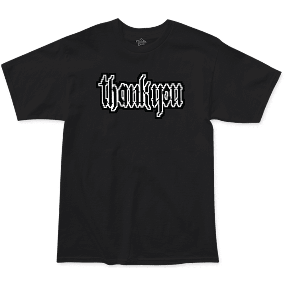 Thank You Skateboards Gothic Sprite Short Sleeve T-Shirt Black, Small ...