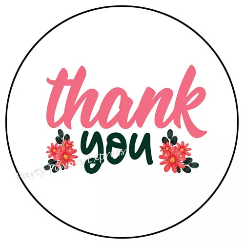 Thank You Small Business Stickers Party Favors Phone Decal Water Bottle ...