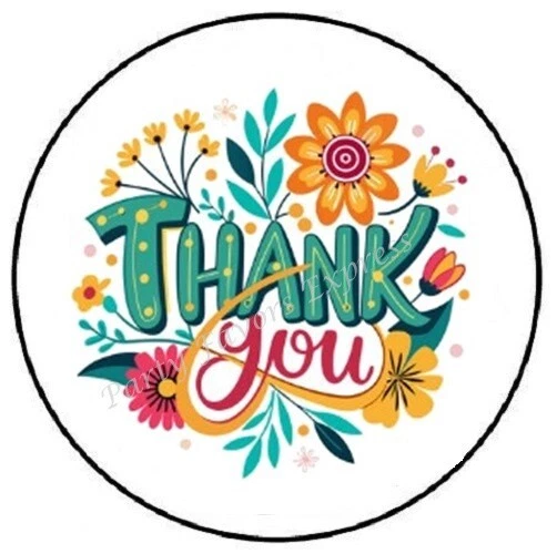 Thank You Stickers Party Favors Phone Decal Water Bottle Stickers Car ...