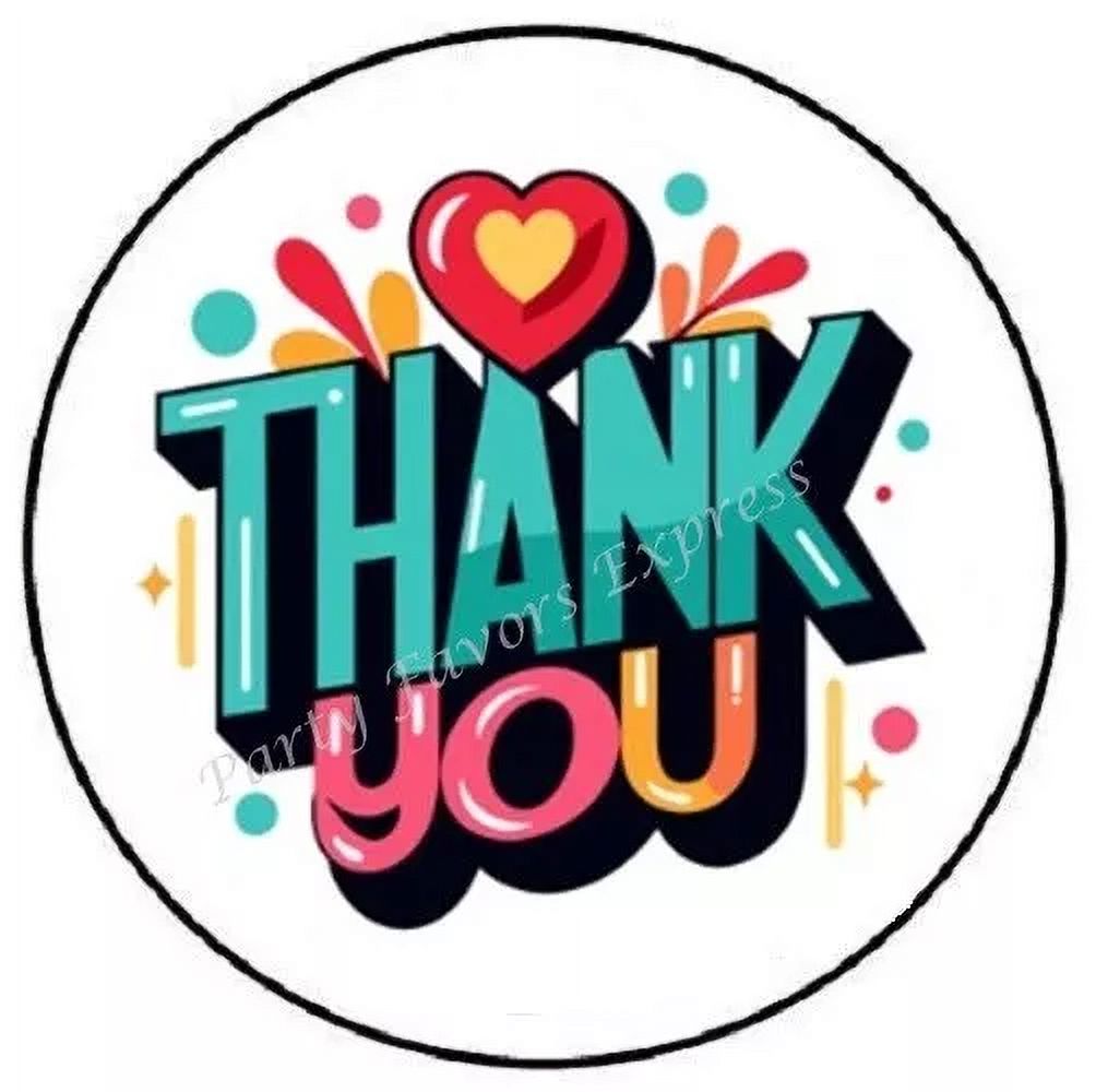 Thank You Stickers Party Favors Phone Decal Water Bottle Stickers Car ...