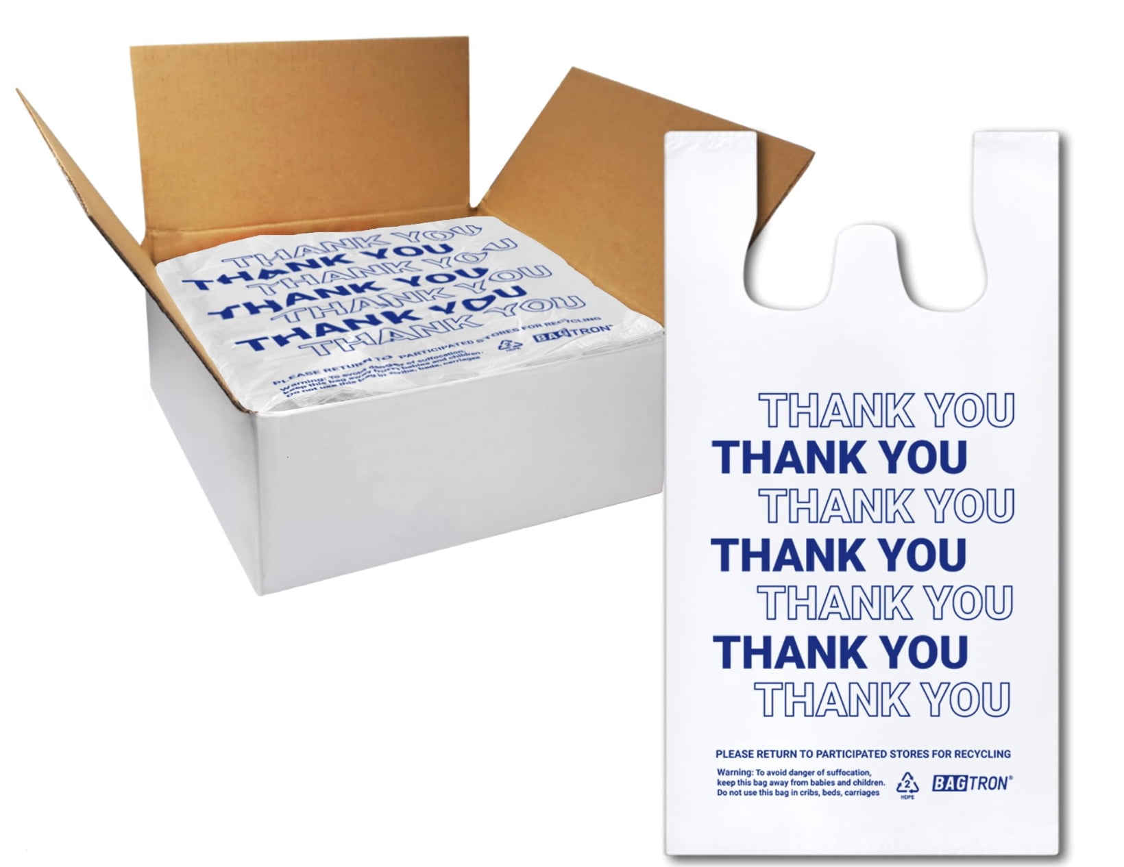 New T-Shirt Bags - 1000 Count - Walmart.com