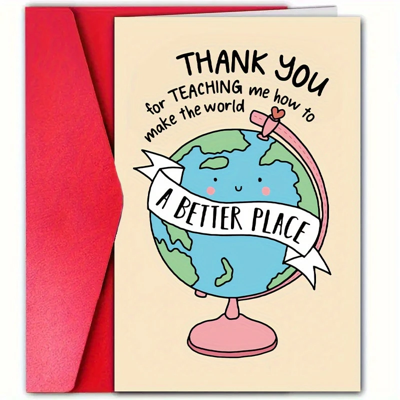 Thank You Teacher Card - “Thank You for Teaching Me How to Make the ...