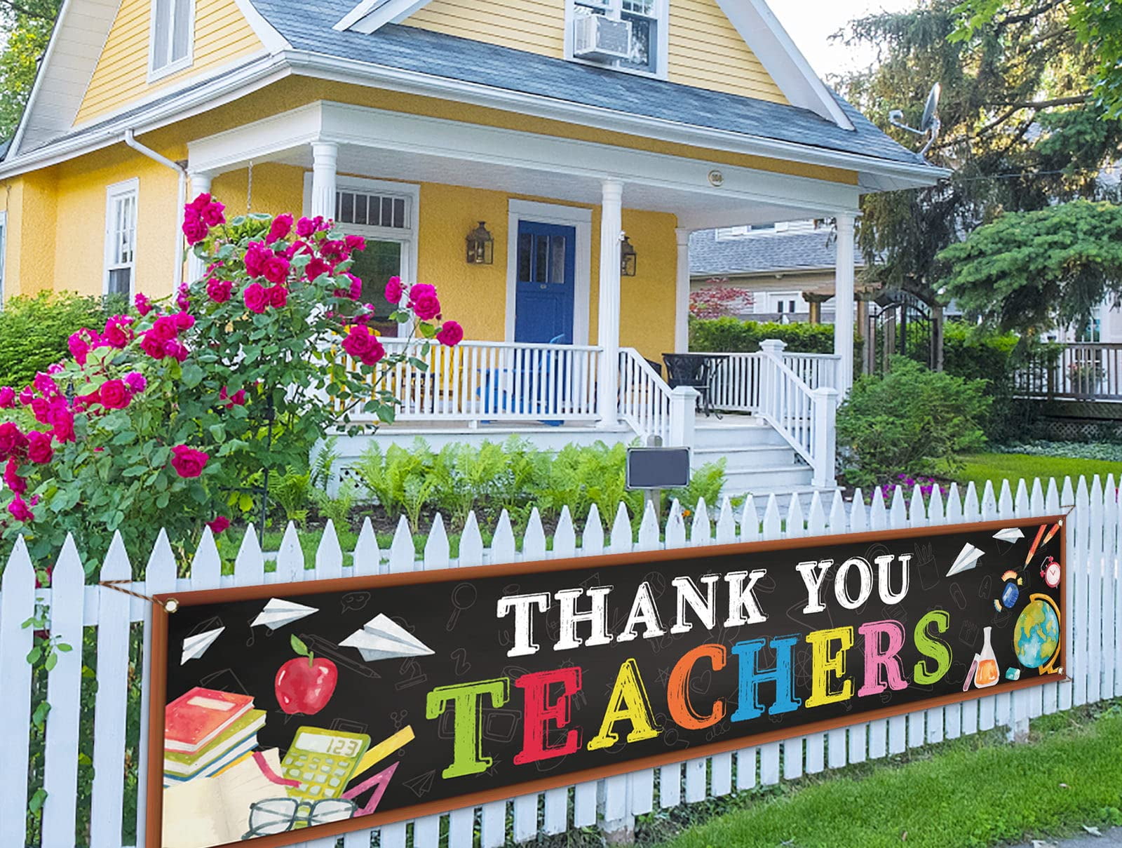 Thank You Teachers Banners Indoor Outdoor Decorations Teacher ...