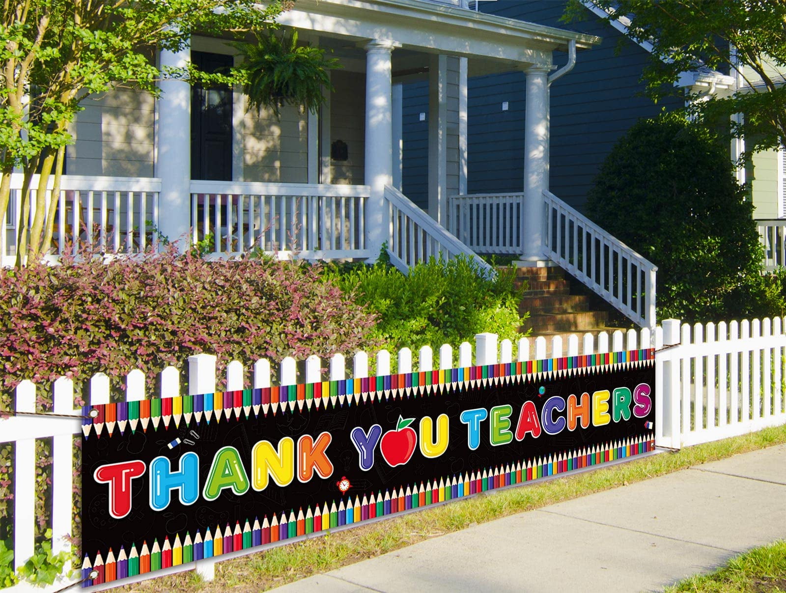 Thank You Teachers Banners Indoor Outdoor Decorations Teacher ...