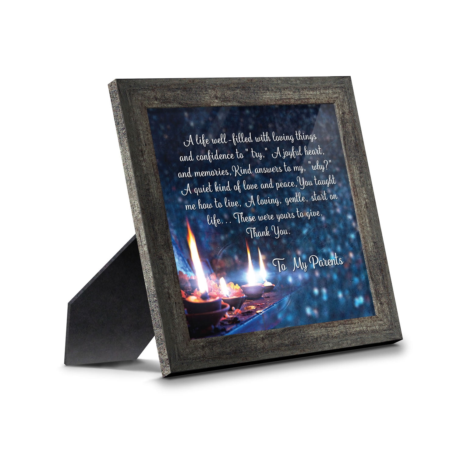 Thank You To My Parents, Appreciation for Parents Framed Poem, 8617BW ...