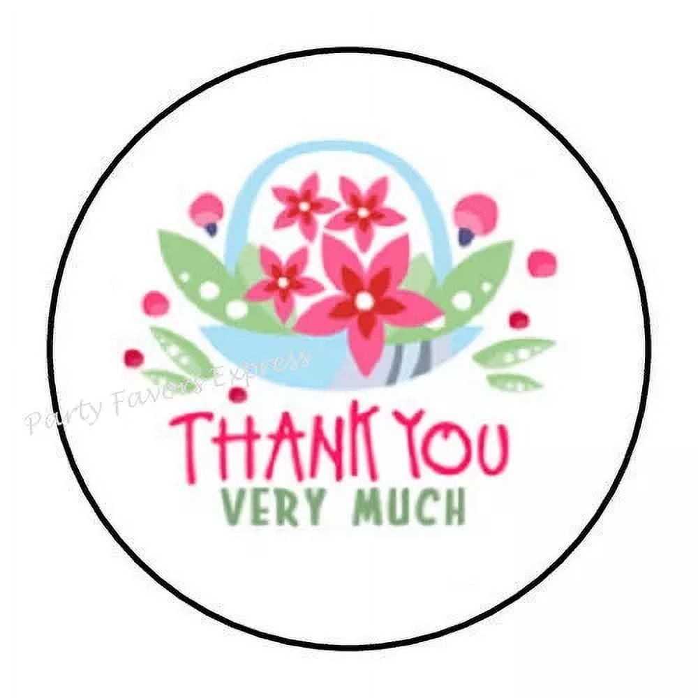Thank You Very Much Stickers Party Favors Phone Decal Water Bottle ...