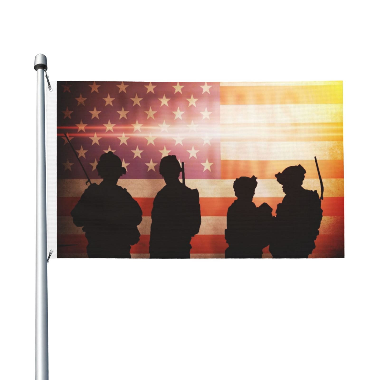 Thank You Veteran Flags for Yard Outside Decorations 3x5 Ft Double ...