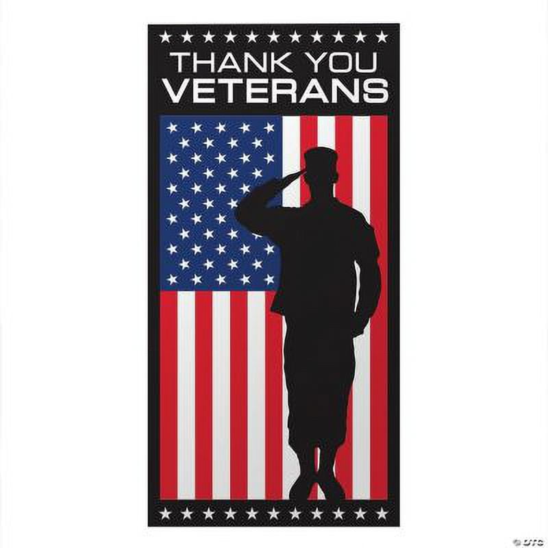 Thank You Veterans Door Cover, Fourth of July, Party Decor, 1 Piece ...