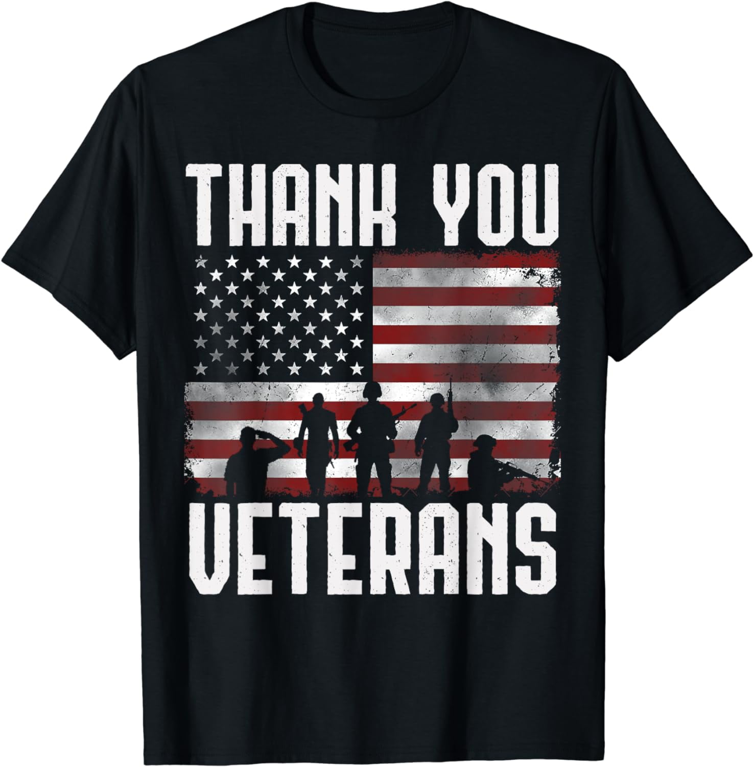 Thank You Veterans Tshirt Veterans Day Gifts Proud Honor Tee T-Shirt ...