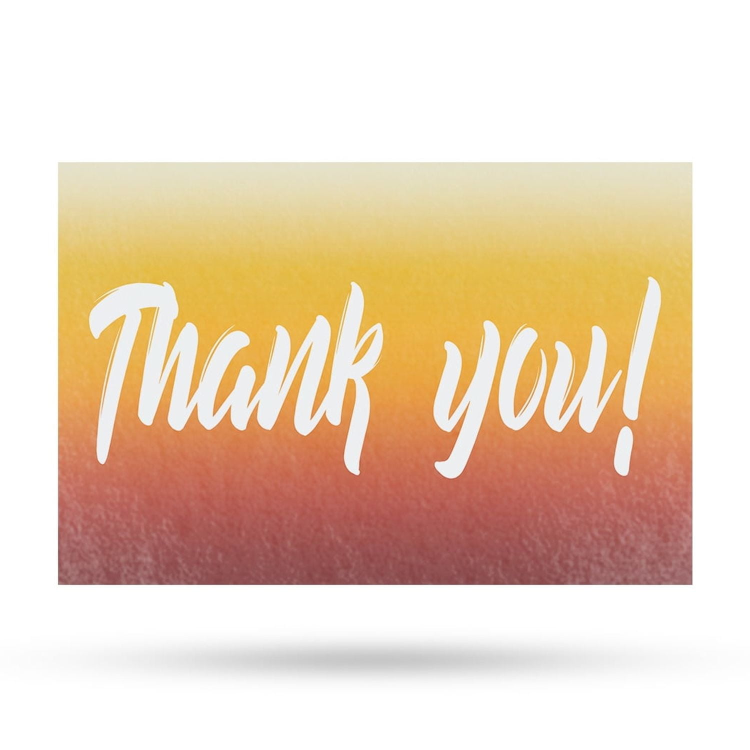 Thank You Vinyl Decal 12 Inch x 16 Inch Weatherproof Heavy-Duty ...