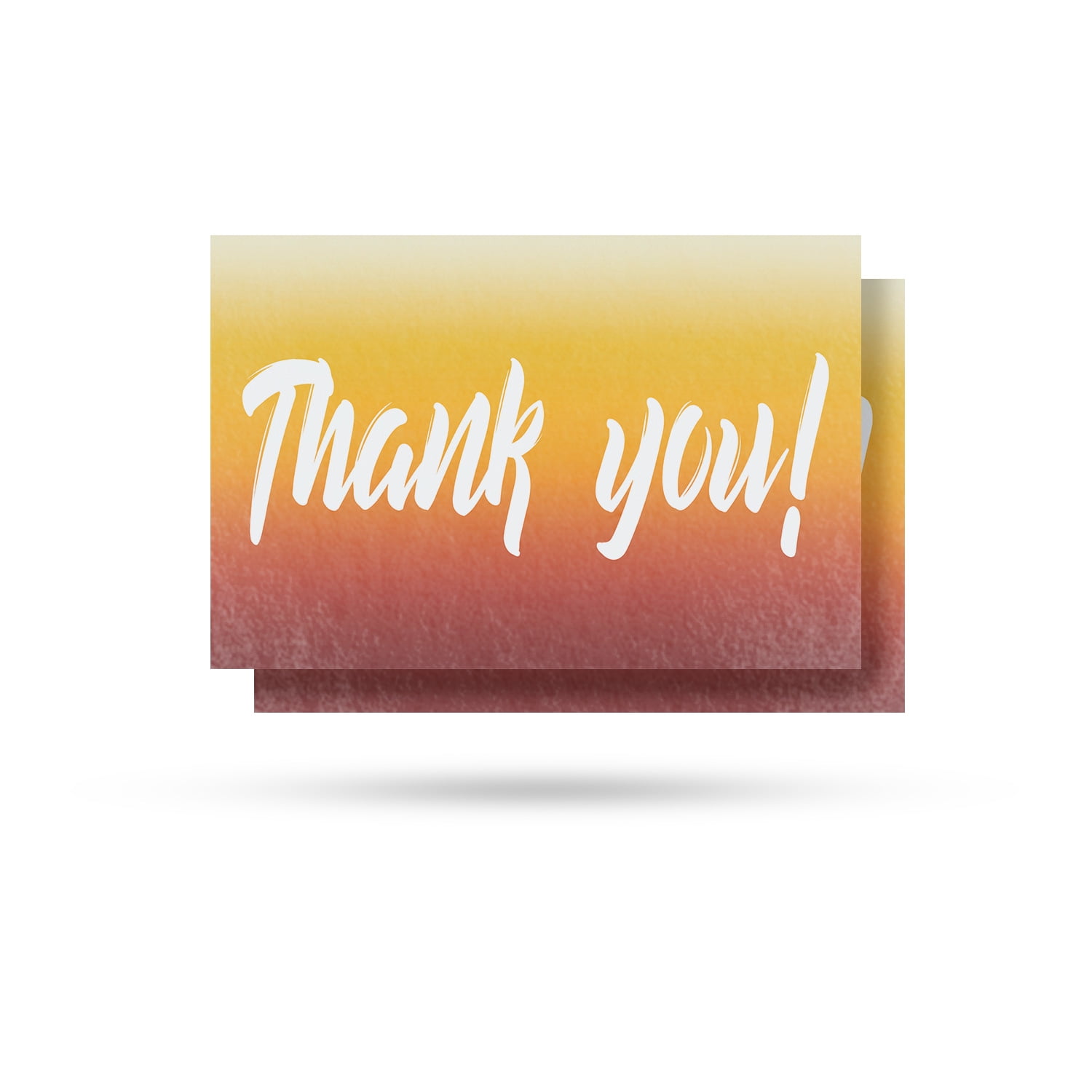 Thank You Vinyl Decal 2 Pack of 12 Inch x 16 Inch Weatherproof Heavy ...
