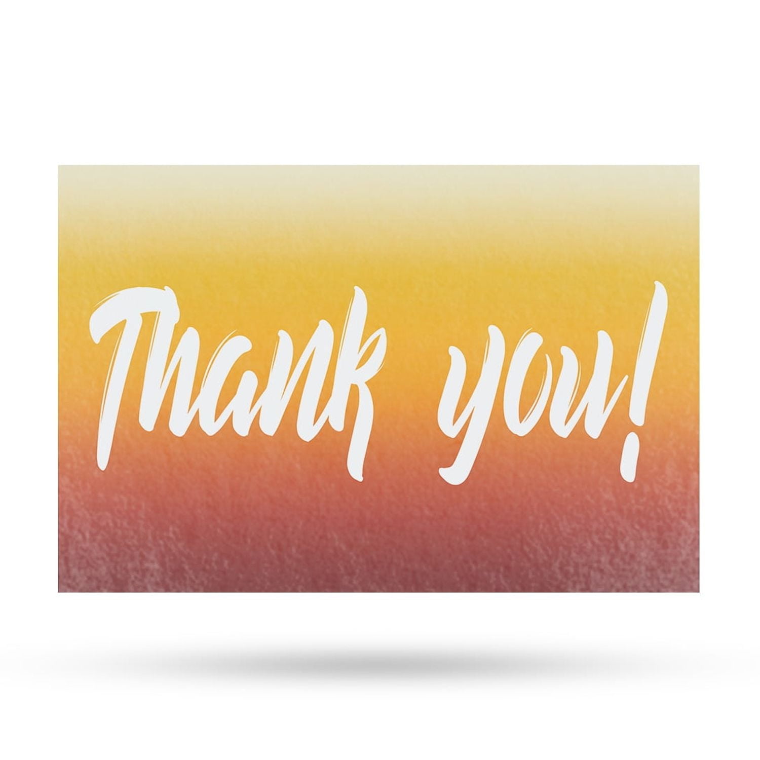 Thank You Vinyl Decal 24 Inch x 36 Inch Weatherproof Heavy-Duty ...