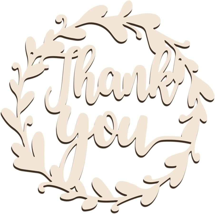 Thank You Wooden Sign Thank You Decorative Sign Wood Letters Sign Party ...