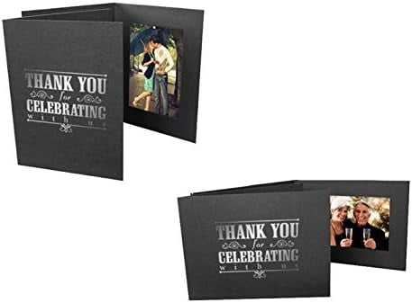 Thank You for Celebrating 4x6 Event Photo Folders (25 Pack) - Walmart.com