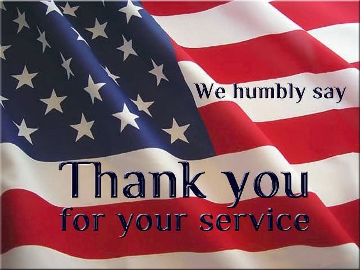 Thank You for Your Service - Memorial Day - Edible Cake Topper for 1/4 ...