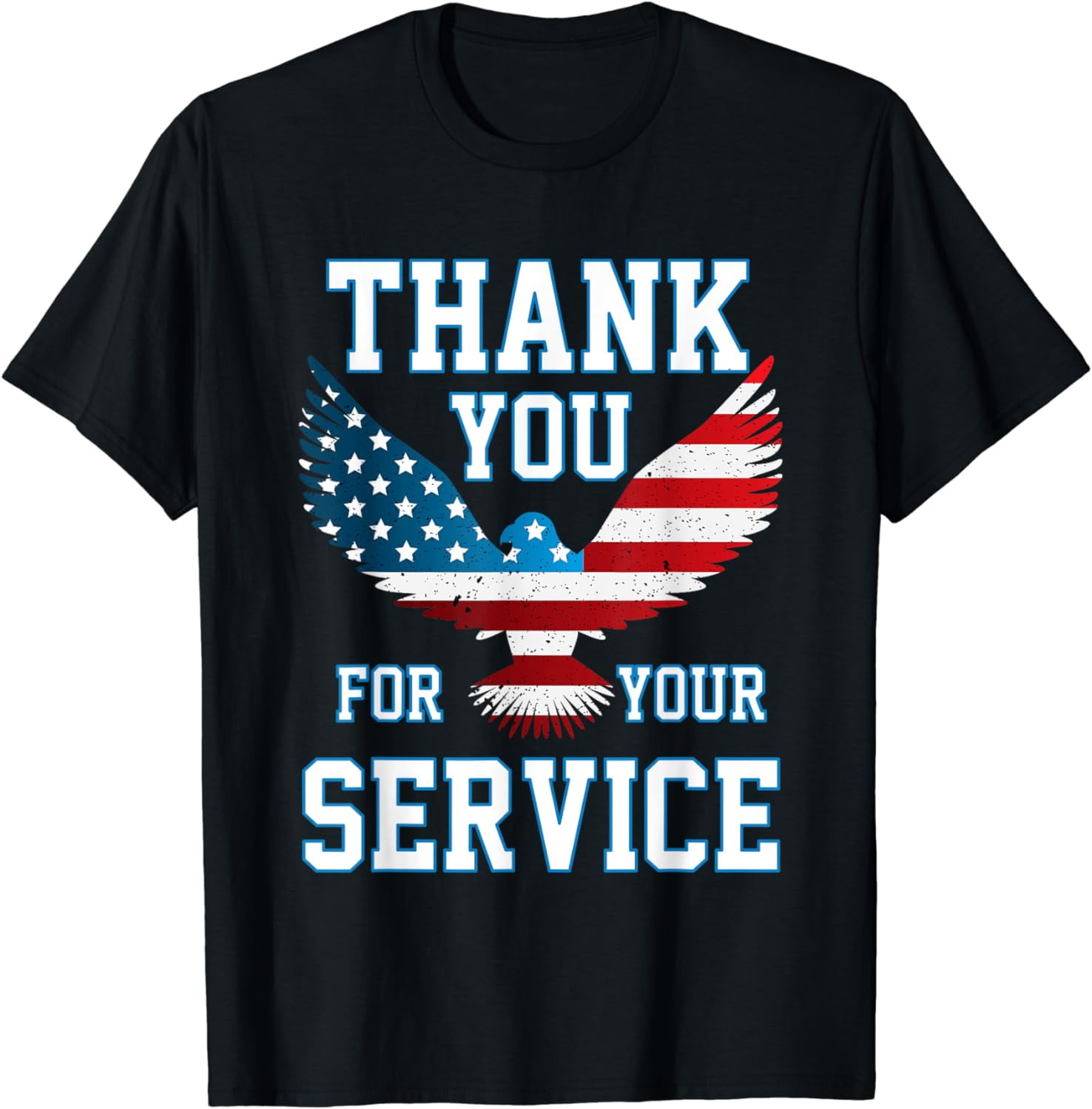 Thank You for your Service Patriotic Eagle Veterans Day T-Shirt ...