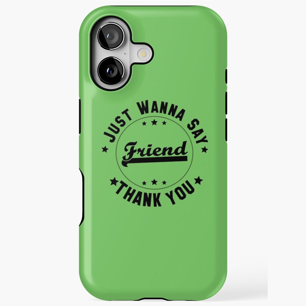 Thank you Friend Thanksgiving Holiday Greeting Gratitude Card iPhone ...