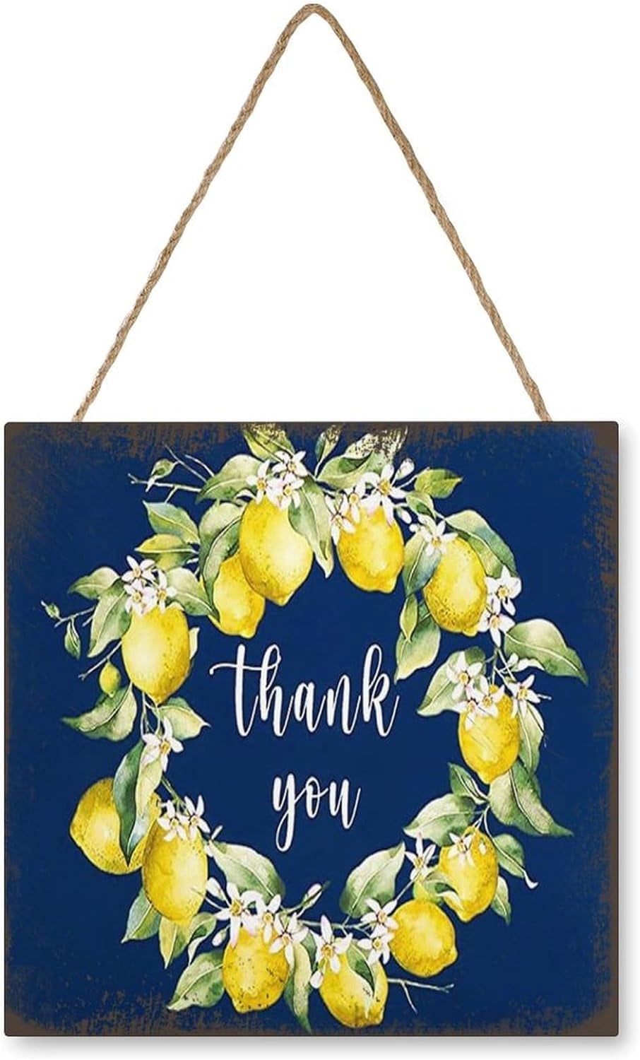 Thank you Lemon Flower Ring Kitchen Lemon Sign Farmhouse Every Day is a ...