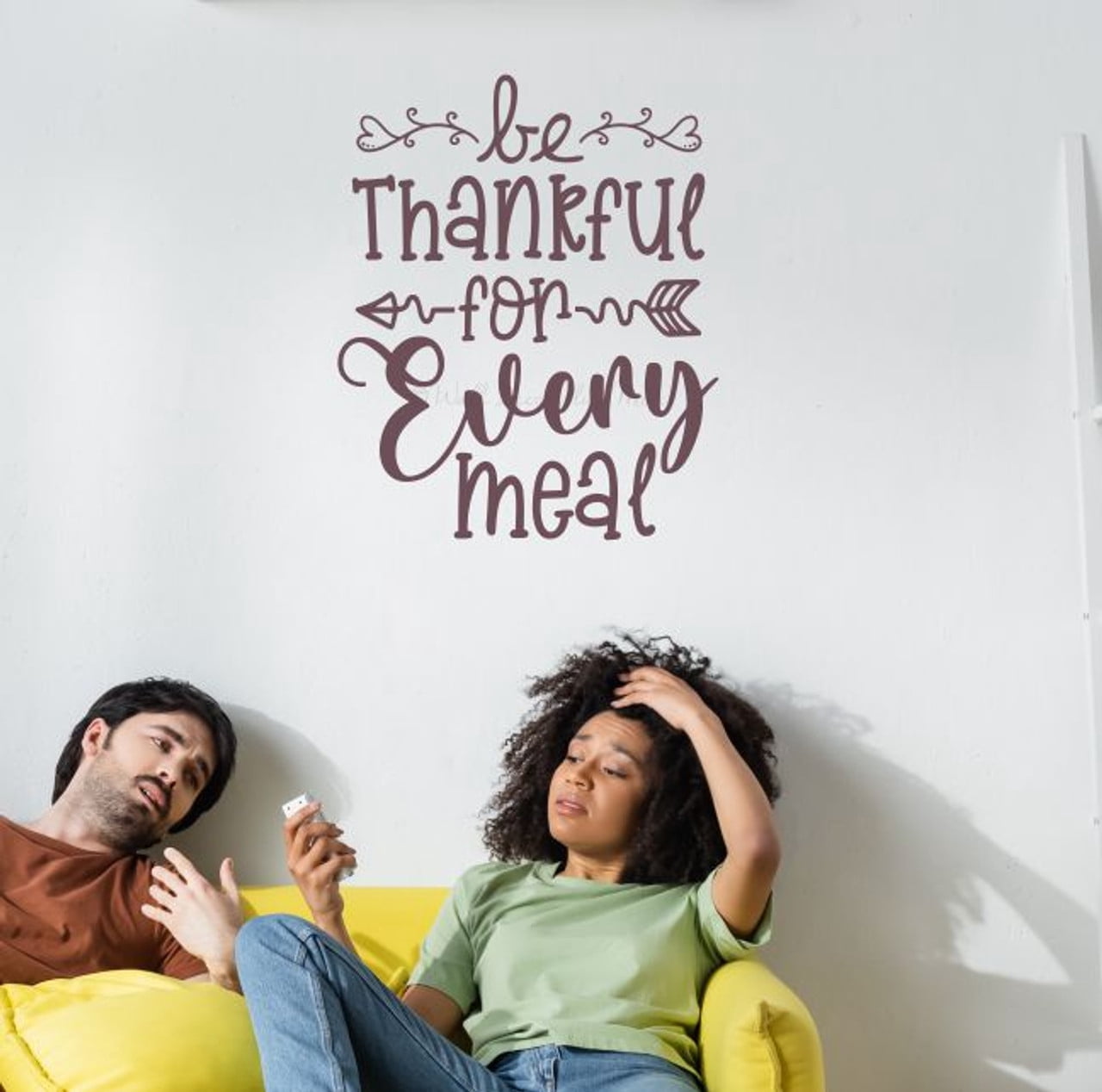 Be Thankful For Every Meal Quotes Wall Decor for Kitchen Wall Decor ...