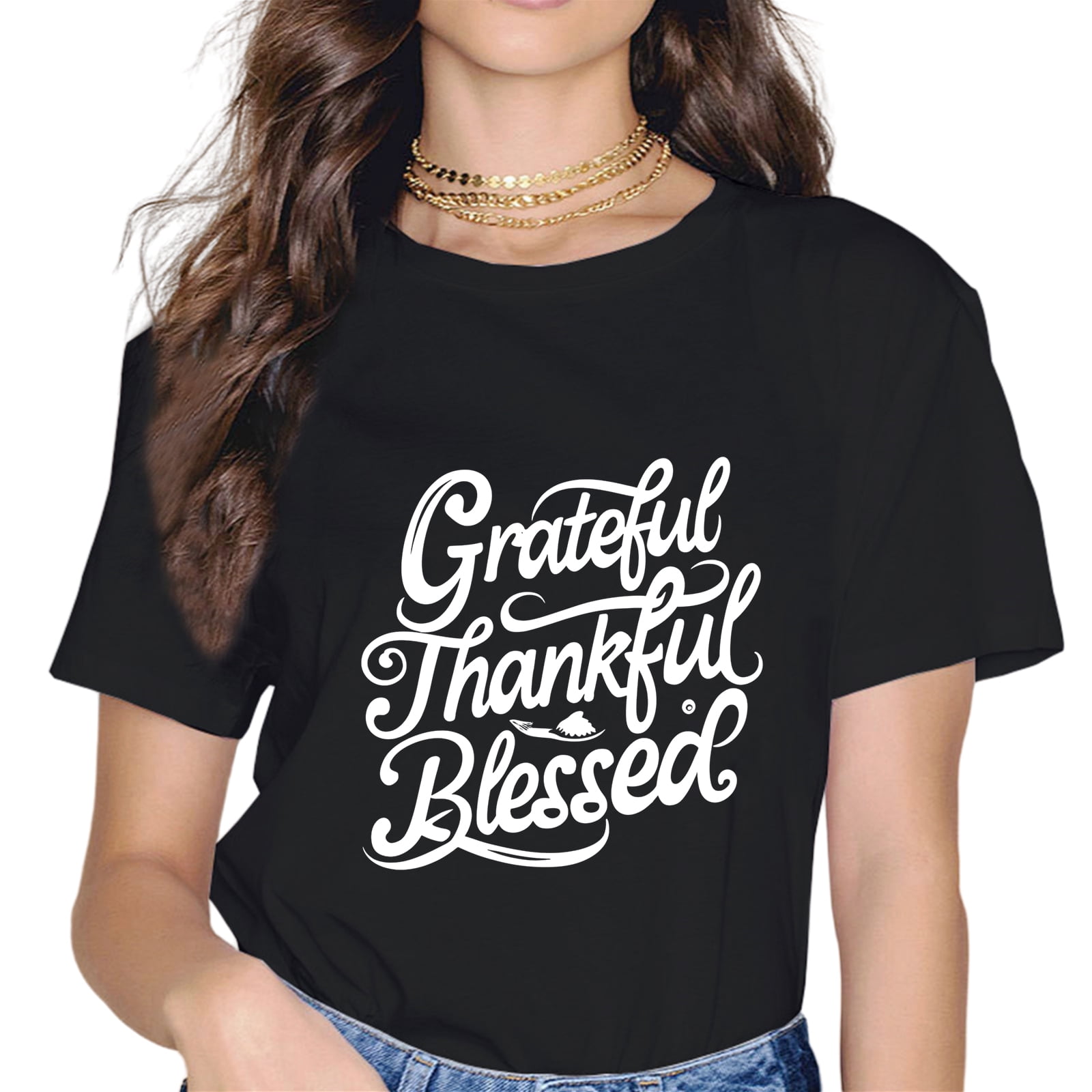 Thankful Grateful Blessed Thankful T Shirt Blessed Shirt