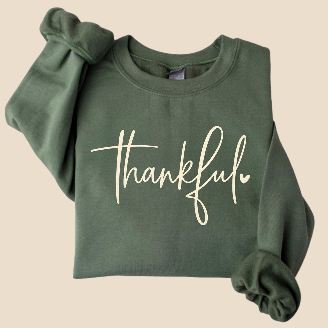 Thankful Sweatshirt, Grateful Thankful Blessed Sweater, Fall Autumn ...