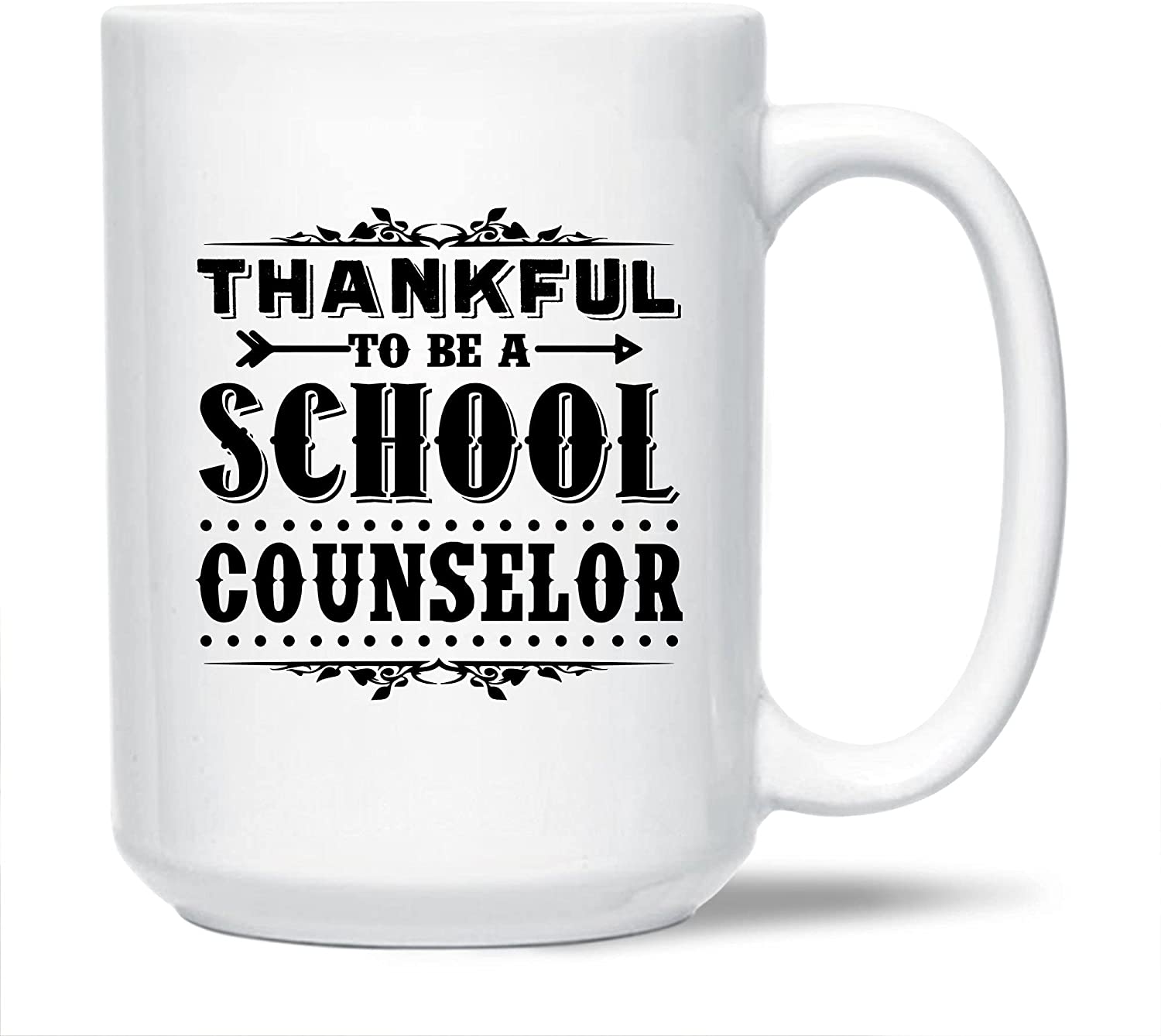Thankful To Be A School Counselor White Travel Coffee Cup, School ...