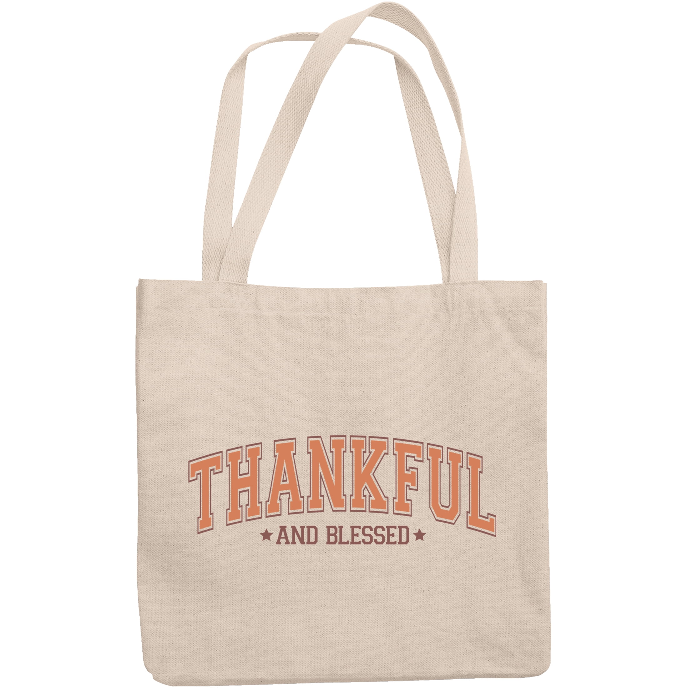 Thankful and Blessed, Thanksgiving Day Merch Gift, 12oz Canvas Tote Bag ...